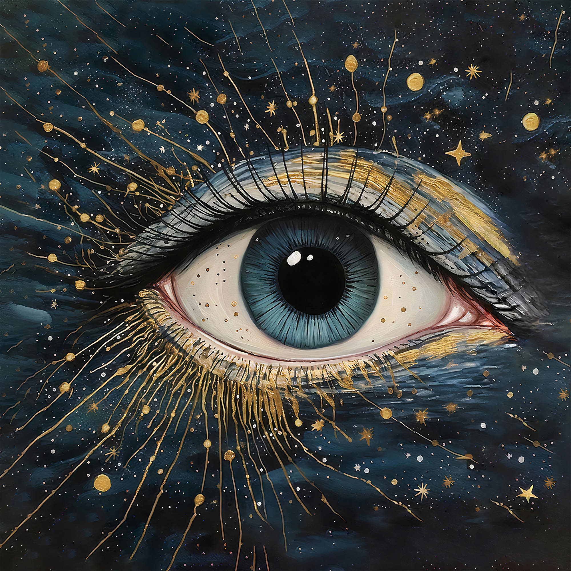 Constellations In Her Eyes - Print – Celestial Warehouse